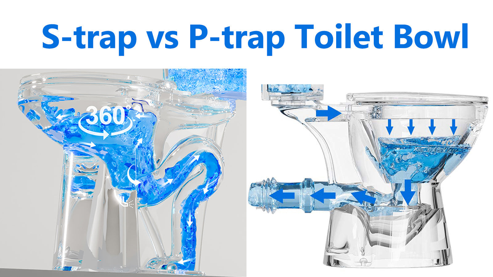 S-Trap vs P-Trap Toilet Bowls: Plumbing Differences Explained ...